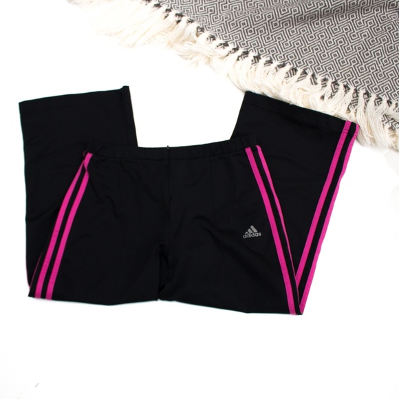 adidas | Pants & Jumpsuits | Adidas Side Stripe High Waisted Zip Front ...